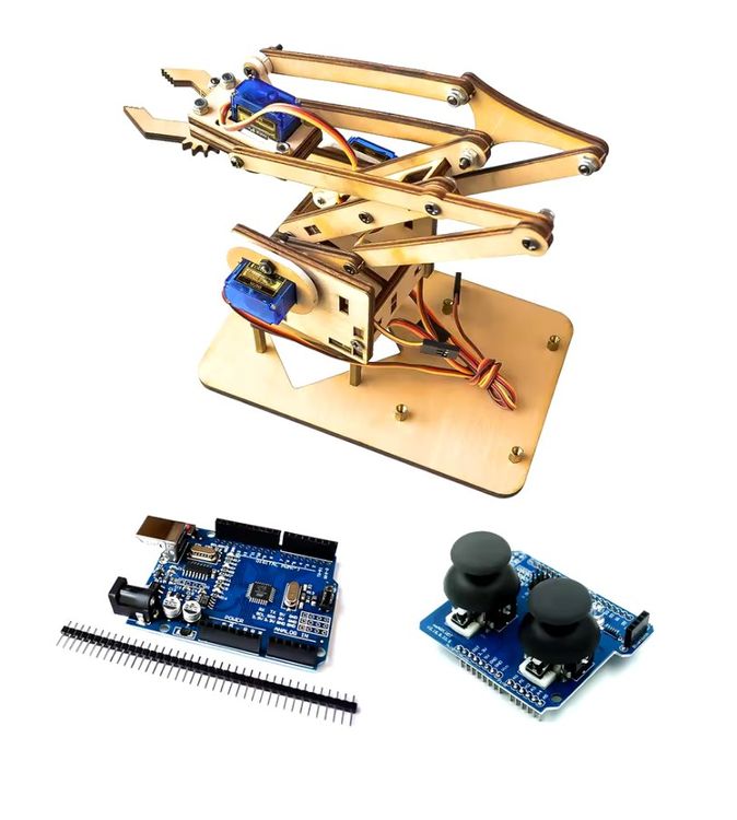 Roboterarm Bausatz Arduino Joystick DIY programmierbar (Neu und originalverpackt) in liestal für ...