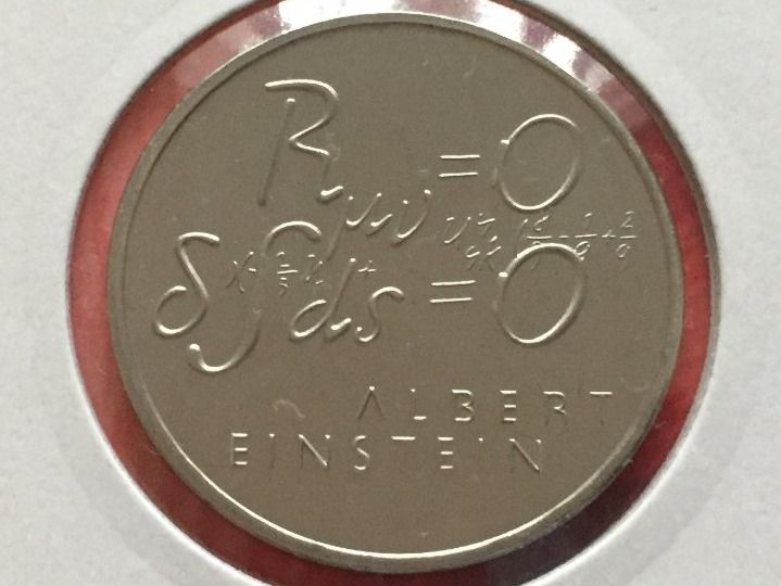 5 Franken 1979 unz gerahmt, Albert Einstein (Formel) (Neu (gemäss Beschreibung)) in Elsau für ...