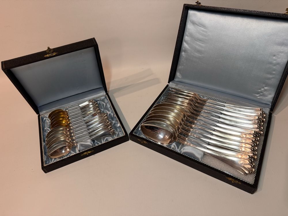 PEKA Besteckset 24-tlg versilbert 120 mit Etui (Gebraucht) in Rombach ...