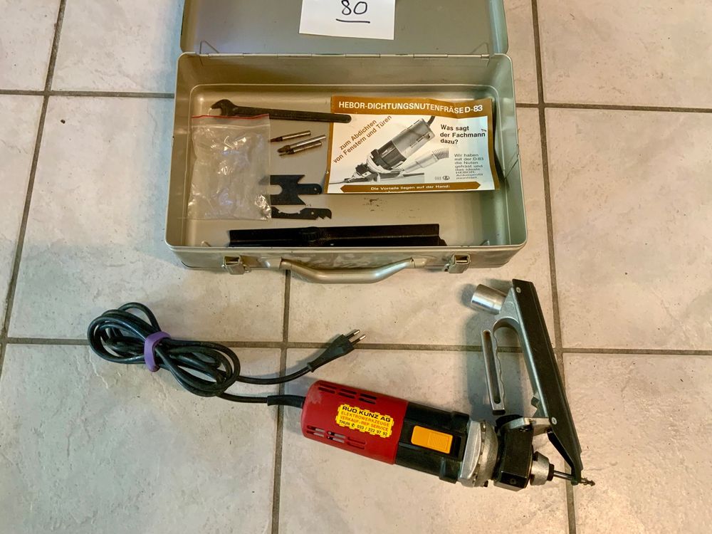 Herbor Dichtungsnutenfräse (Hazet,Metabo,Bosch,Milwaukee) (Gebraucht ...