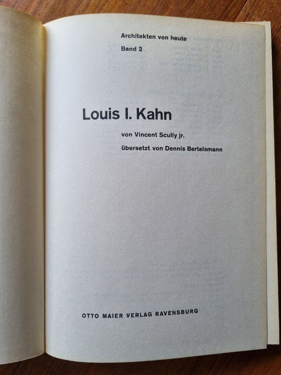 Le Corbusier - Louis I. Kahn - Walter Gropius | Kaufen auf Ricardo