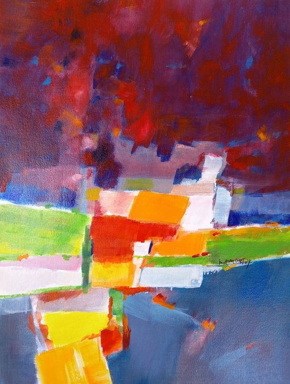 Maurice AMIGUET (1937-2018) paysage mod. | Kaufen auf Ricardo