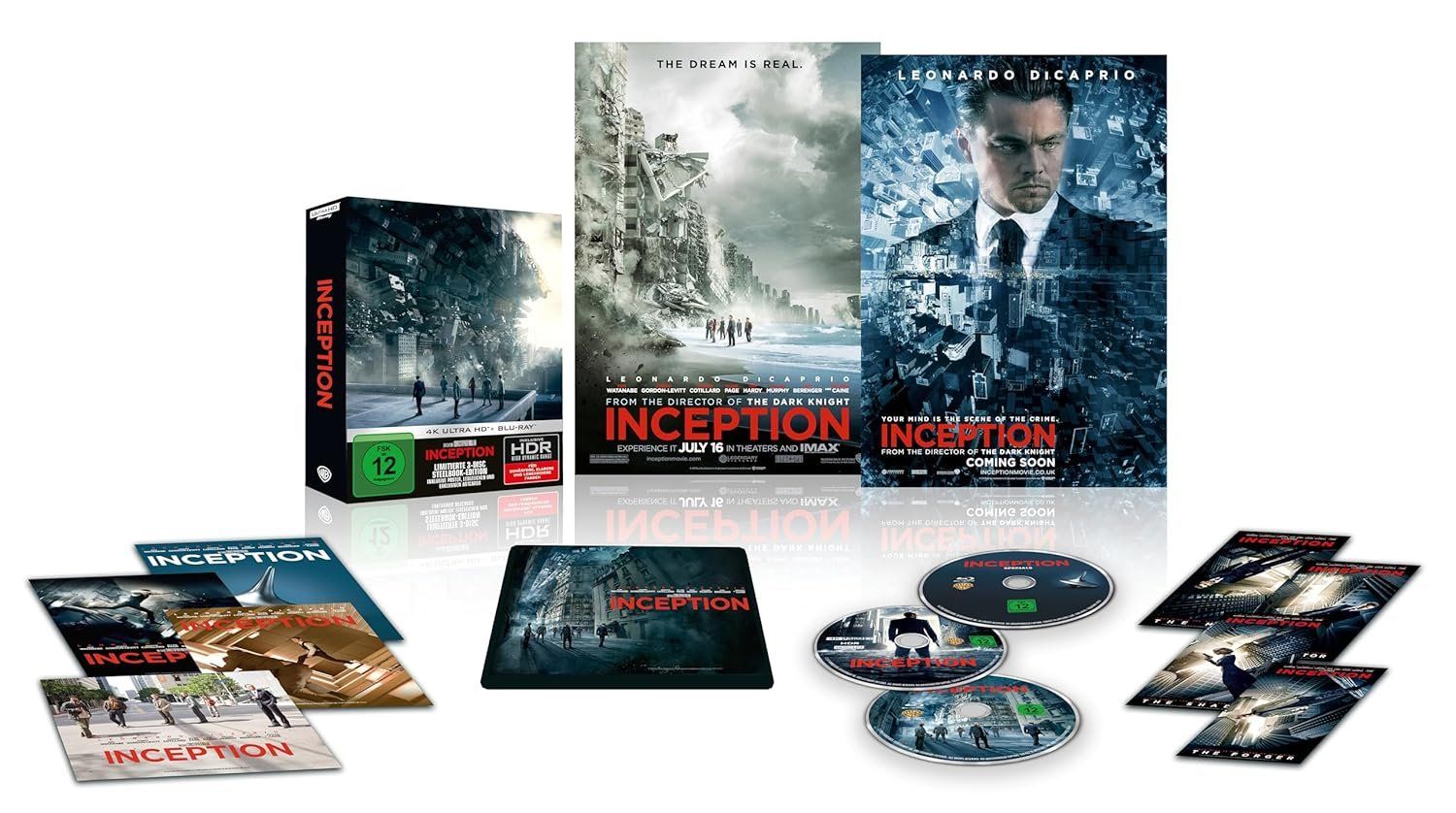 Blu - ray Inception - 4K + Blu-ray (Neu und originalverpackt) in ...