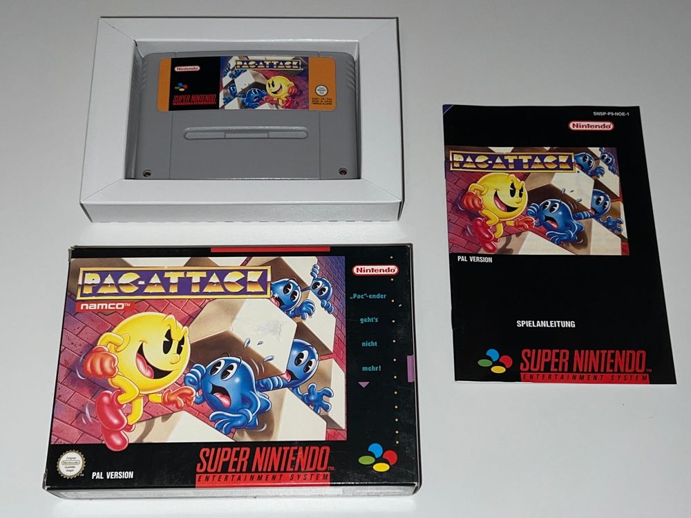 Super Nintendo (SNES) Spiel - Pac-Attack (OVP) (Gebraucht) in Zürich für CHF 35 – mit Lieferung ...