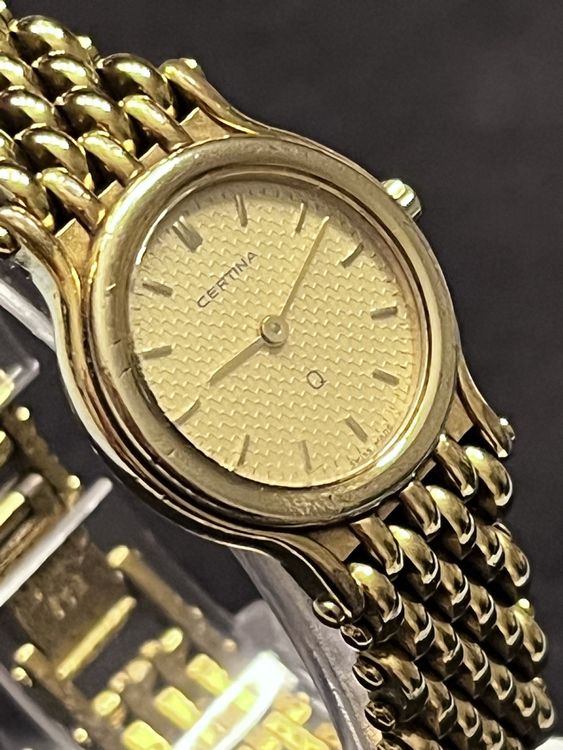 Certina Damenuhr, Gold, Vintage | Kaufen auf Ricardo