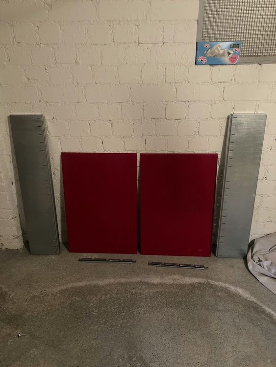 Schiebetüre Rot zu Errex Metall Blech Möbel Regal Schuhregal (Gebraucht ...