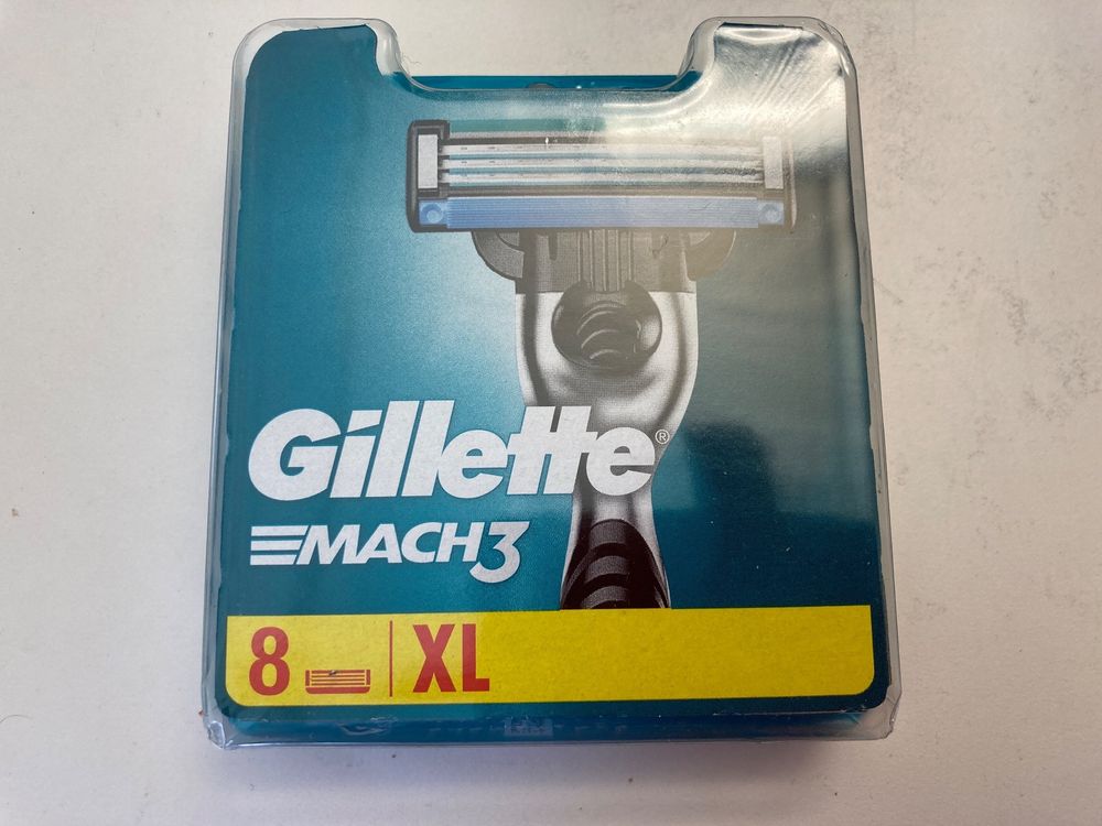Gillette Mach3 XL 8 Rasierklingen (Neu und originalverpackt) in Zürich ...