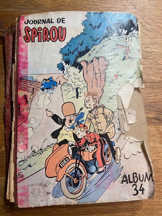 Très ancien album du journel de Spirou, no 34, 1950 | Kaufen auf Ricardo