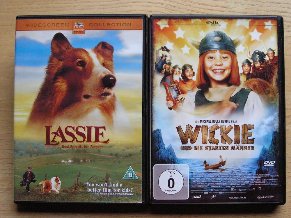 2 DVD Set Wickie und die starken Männer & Lassie (Gebraucht) in Zuzwil SG für CHF 7.5 – mit ...