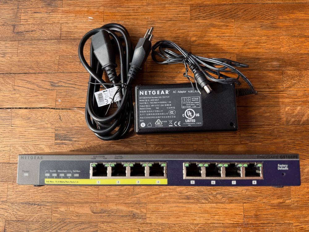 Netgear ProSafe GS108PE Switch mit PoE (Gebraucht) in Wintersingen für ...