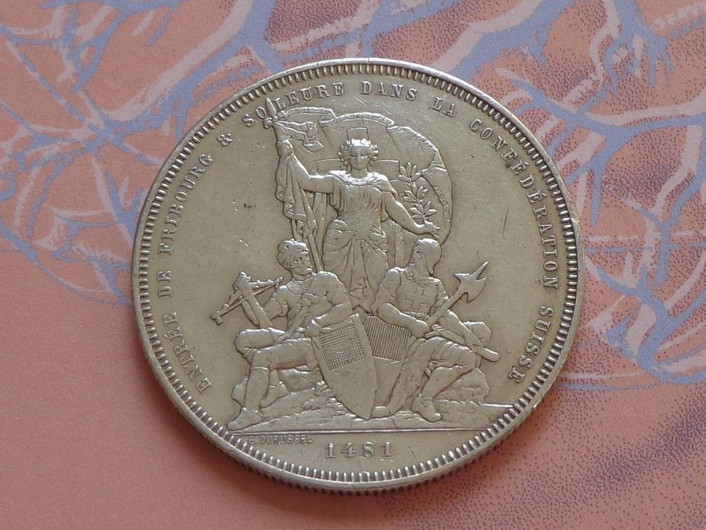 Tir Fédéral Fribourg 5 Fr. 1881 (Gebraucht) in Pully für CHF 59 – mit Lieferung auf Ricardo kaufen