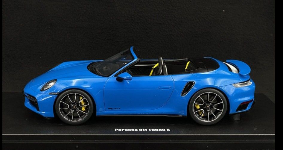 Porsche 911 992 Turbo S 2020 Shark Blue / GT-SPIRIT GT441 (Neuf avec ...