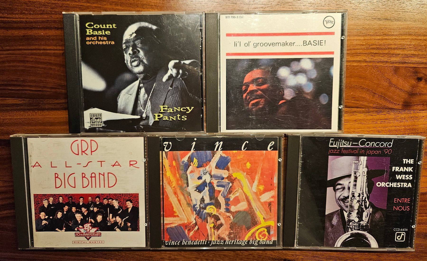 5 Jazz Big Band CDs: Basie, GPR BB, Frank Wess, Benedetti (Gebraucht ...