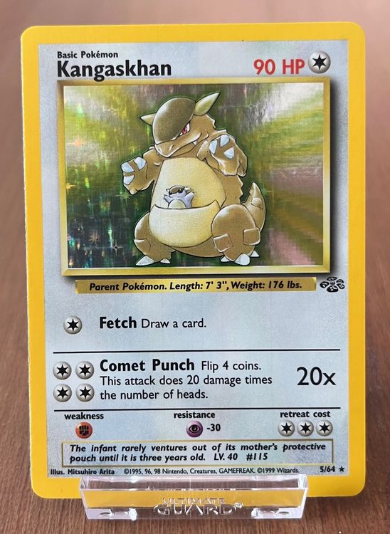 Pokemon Base Set 1999 Jungle Kangaskhan MINT! | Acheter sur Ricardo