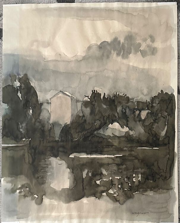 Landschafts Aquarell Signiert:Wagner (Gebraucht) in Root für CHF 5 – mit Lieferung auf Ricardo ...
