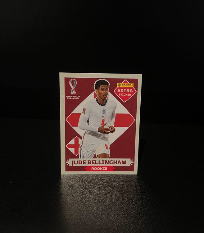 Panini WM 2022 Extra Karte Jude Bellingham Base Version (Neu (gemäss ...