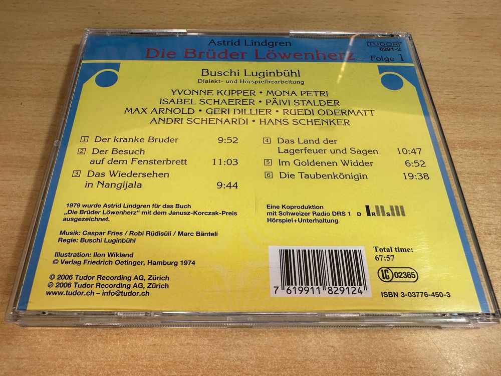 Z4 Astrid Lindgren - Die Brüder Läwenherz - Folge 1 (Gebraucht) in ...