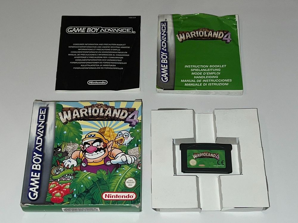 Game Boy Advance (GBA) Spiel - Wario Land/WarioLand 4 (OVP) | Kaufen ...