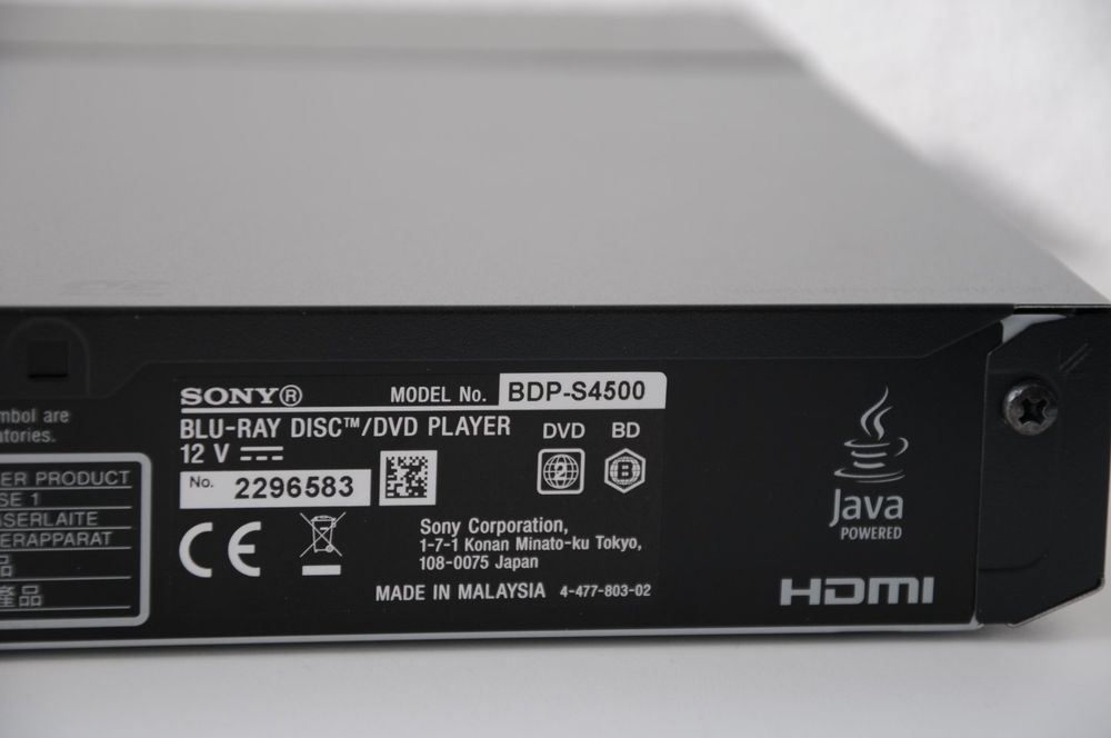 Sony Blu ray Disc / Dvd player Model No.BDPS4500 + 12 Disc | Kaufen auf ...