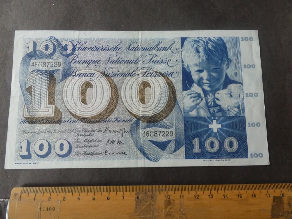 Schweiz 1964, 100 Franken | Kaufen auf Ricardo