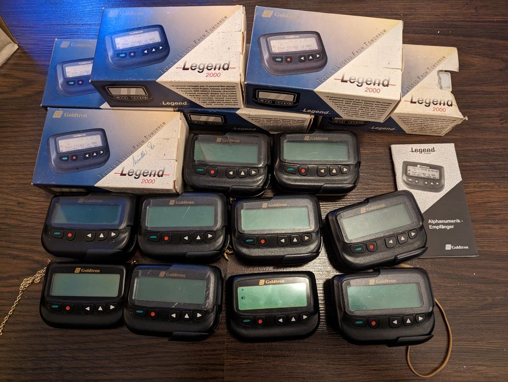 16x Pager Goldman Legend 2000 ex Stapo ZH (Gebraucht) in Baden für CHF ...