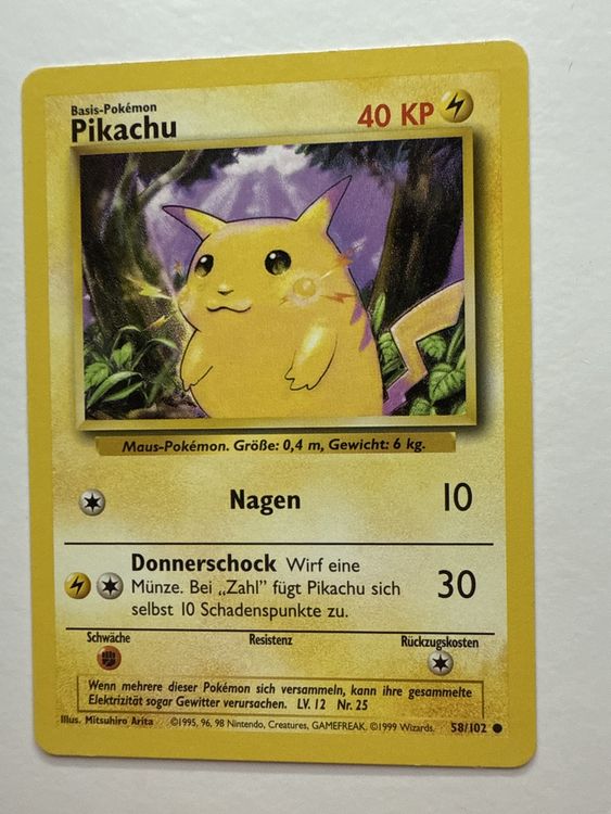 Pikachu Base Set (Gebraucht) in Chur für CHF 19 – mit Lieferung auf ...