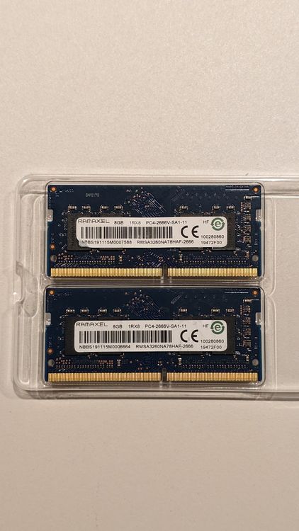Ramaxel Ddr4 16gb 2x8gb 2666mhz Gebraucht In La Praz Für Chf 25 Mit Lieferung Auf