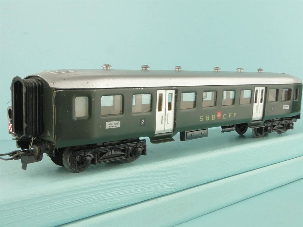 Märklin 4038 SBB 2Kl. Personenw. BLECH (Neu (gemäss Beschreibung)) in ...