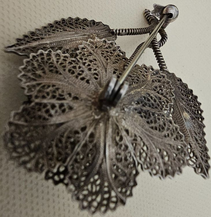 Antik filigran Silber Blume Brosche Handarbeit Meister Stück (Gebraucht) in Allenwinden für CHF ...