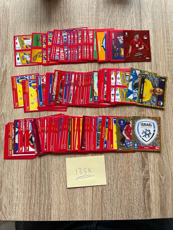 Topps euro 2024 135 cartes toutes différentes | Kaufen auf Ricardo