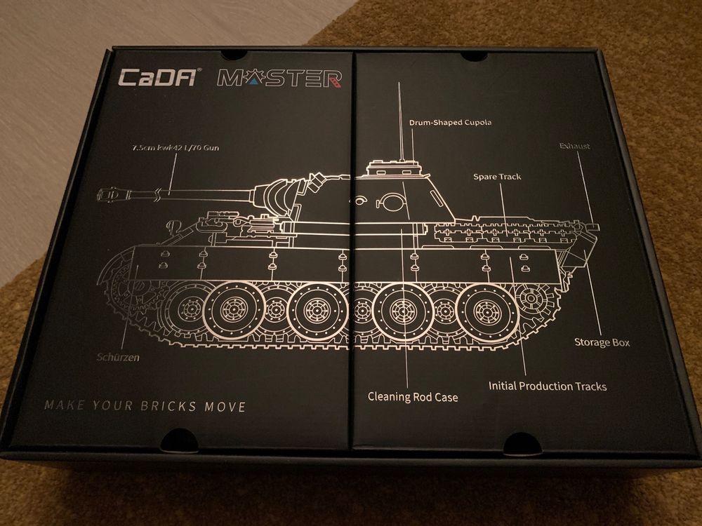 CADA Master RC-Panther Tank 907 Teile LEGO Kompatibel OVP | Kaufen auf ...