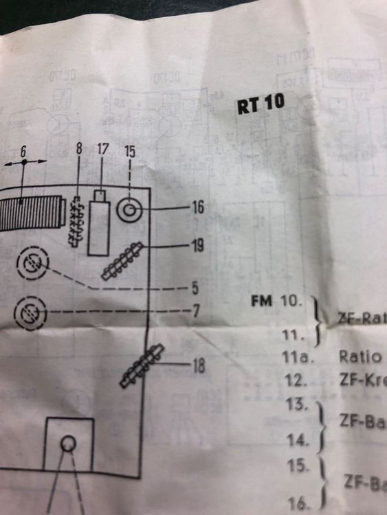 Siemens RT-10 Radio- schöner 60er Jahre Radio. (Defekt) in Oftringen ...