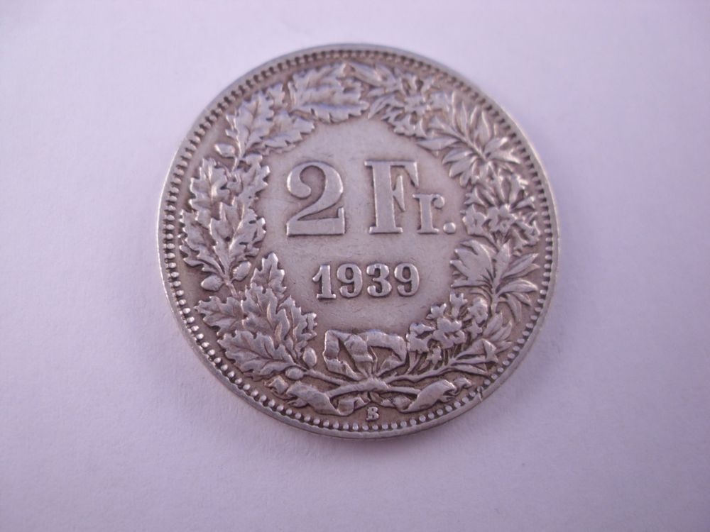 2 Franken 1939 (Gebraucht) in Birsfelden für CHF 5.2 – mit Lieferung auf Ricardo kaufen