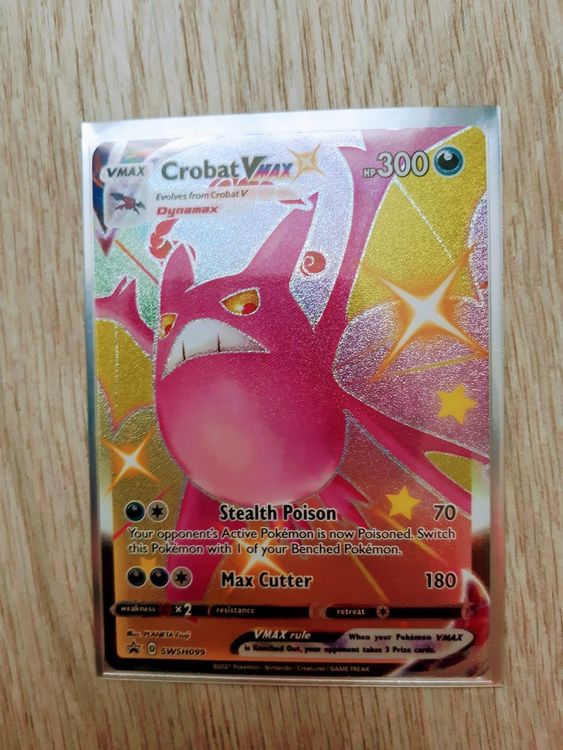 Pokemon Sword&Shield Promokarte #99 Crobat VMAX | Kaufen auf Ricardo