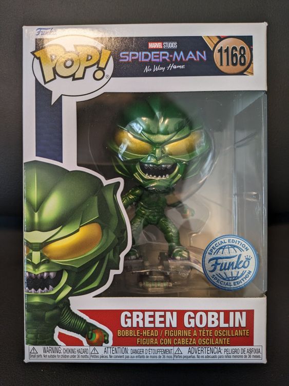 Funko Pop! Marvel- Green Goblin (Metallic) #1168 (Neu und ...