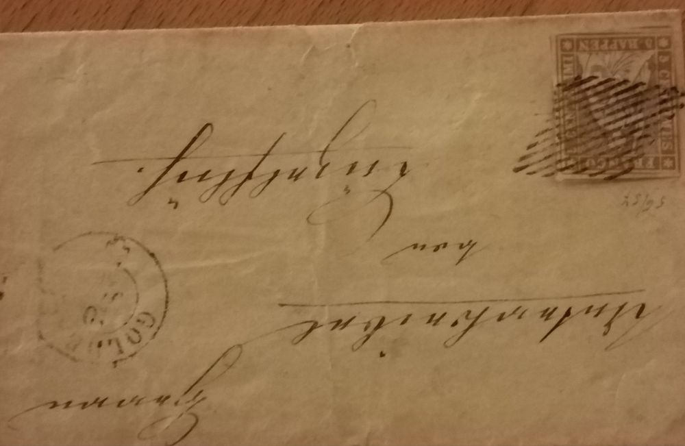 61) Strubel 22F, auf Brief Kt. 2800.- (Gebraucht) in Baden für CHF 149 – mit Lieferung auf ...