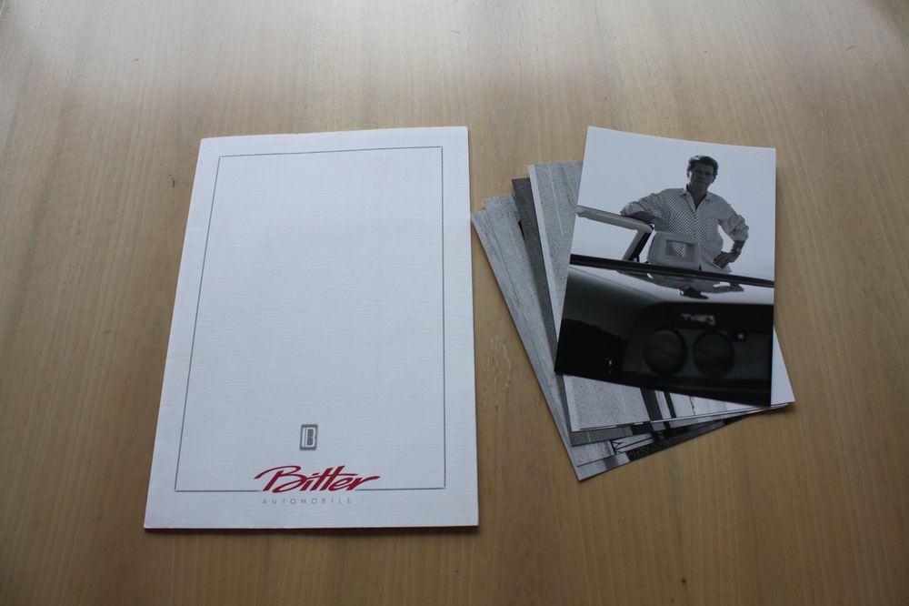 Bitter Type 3 Pressemappe/Fotos Genf 1989 (Gebraucht) in Wikon für CHF ...