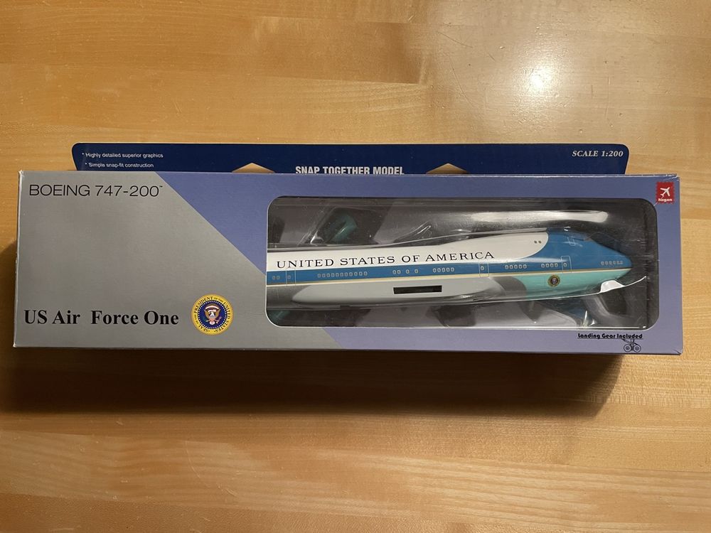Boeing 747-200 Air Force One Modellbausatz 1:200 | Kaufen auf Ricardo
