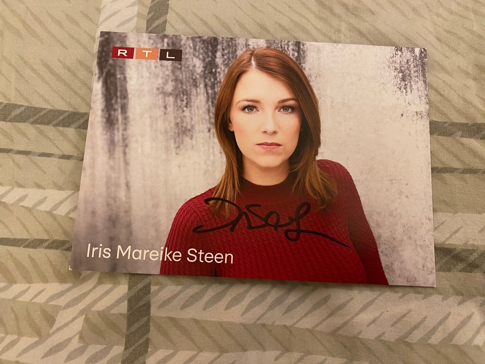 Autogrammkarte Iris Mareike Steen handsigniert RAR (Gebraucht) in ...