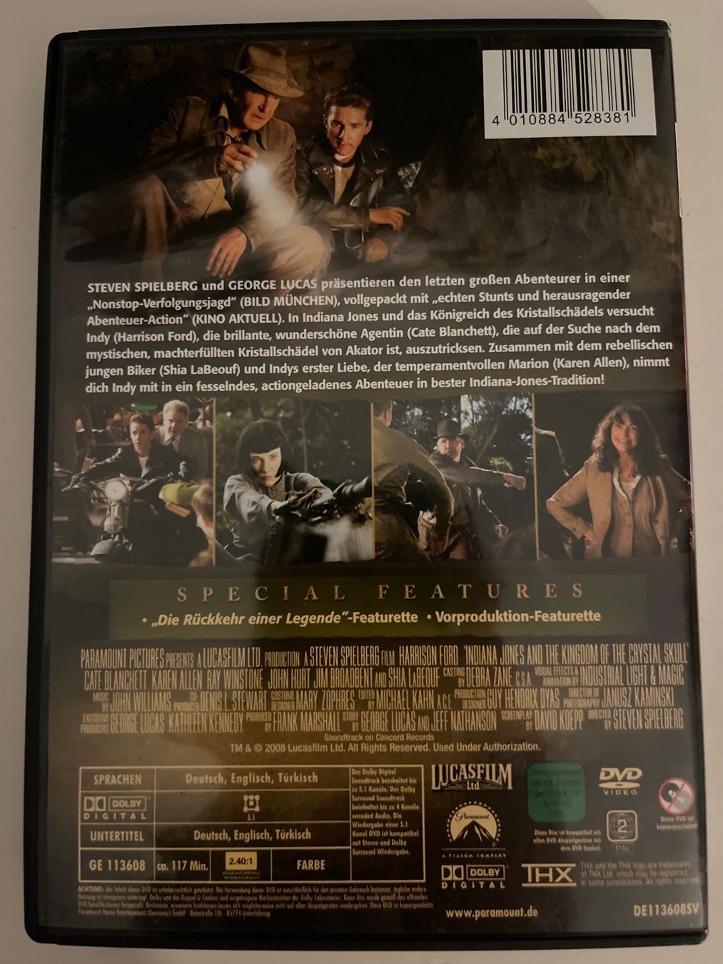 Indiana Jones (2008) DVD 📀 (Neu (gemäss Beschreibung)) in Sierre für ...