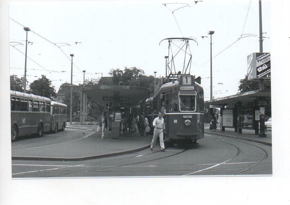 Basel Bahnhof Tram Trolleybus 1978 (Antik) in Rapperswil für CHF 4 ...