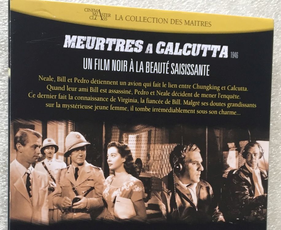 Meurtres à Calcutta (Calcutta) 1946 Crime Film noir - DVD (Neu (gemäss ...