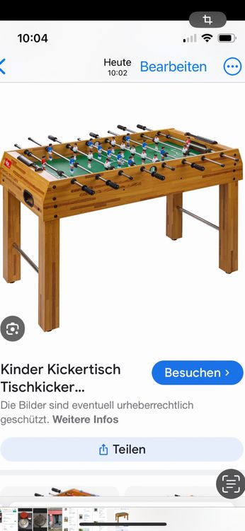 Fussballkasten Töggelikasten Fussball (Neu und originalverpackt) in Rehetobel für CHF 50 – nur ...