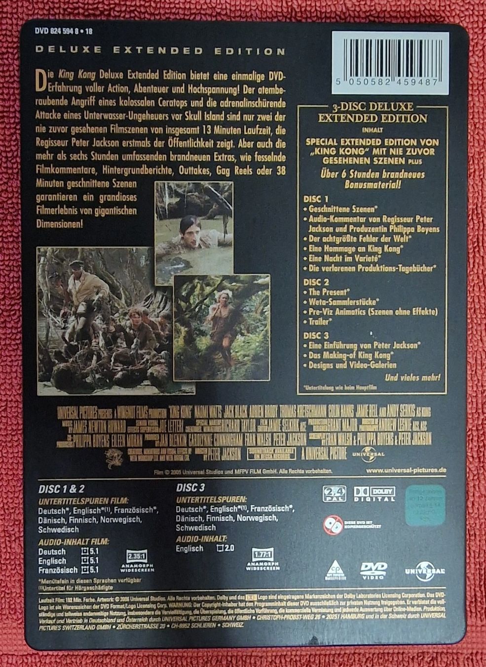 King Kong (2005) Extended Edition DVD Steelbook (Gebraucht) in Basel ...