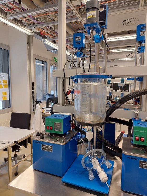 Bioreaktor mit Wärmezirkulation, Glas 5l - Nabei Instrument (Gebraucht ...