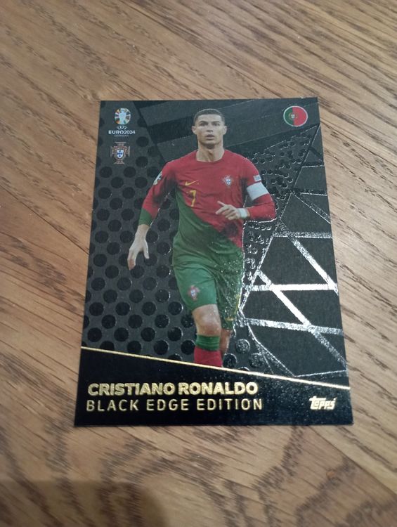 Match Attax Euro 24 Black Edge Karte CRISTIANO RONALDO (Neu (gemäss Beschreibung)) in Bolligen ...