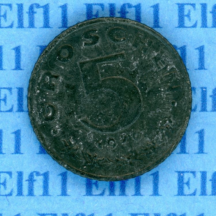 ATS___0.05 1976 ss-vz 5 Groschen (Gebraucht) in Widnau für CHF 2 – mit Lieferung auf Ricardo kaufen