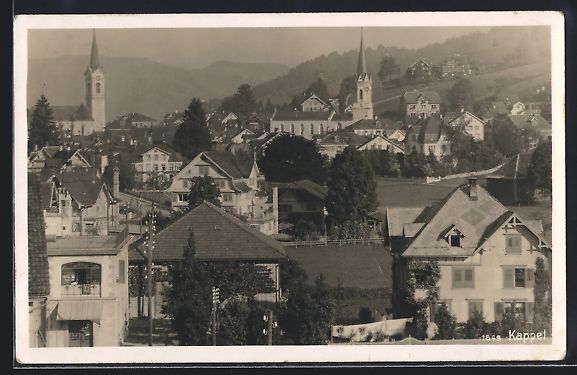 Ak Kappel Teilansicht Mit Zwei Kirchen Kaufen Auf Ricardo