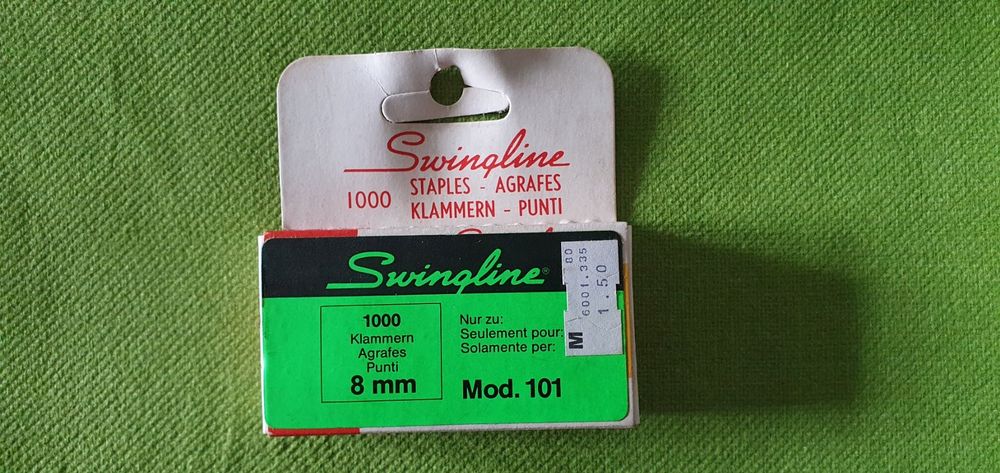 Tacker Klammern, Swingline 8 mm, Mod. 101 (Gebraucht) in Uerikon für ...