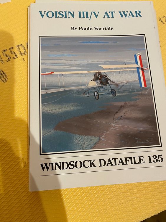 BUCH ENG VOISIN III/V AT WAR WWI WINDSOCK DATAFILE 135 | Kaufen auf Ricardo